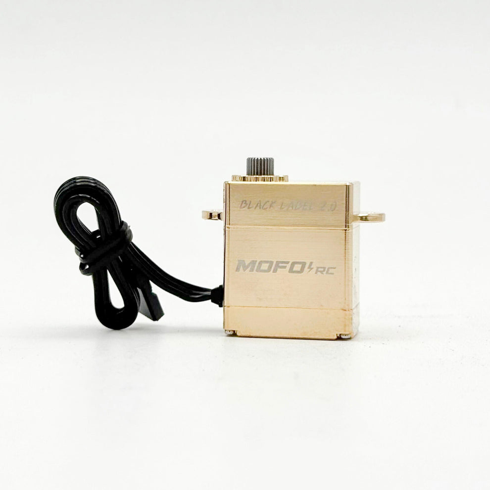 Mofo RC | Black Label 2.0 Micro Servo - Brass – Mofo Rc