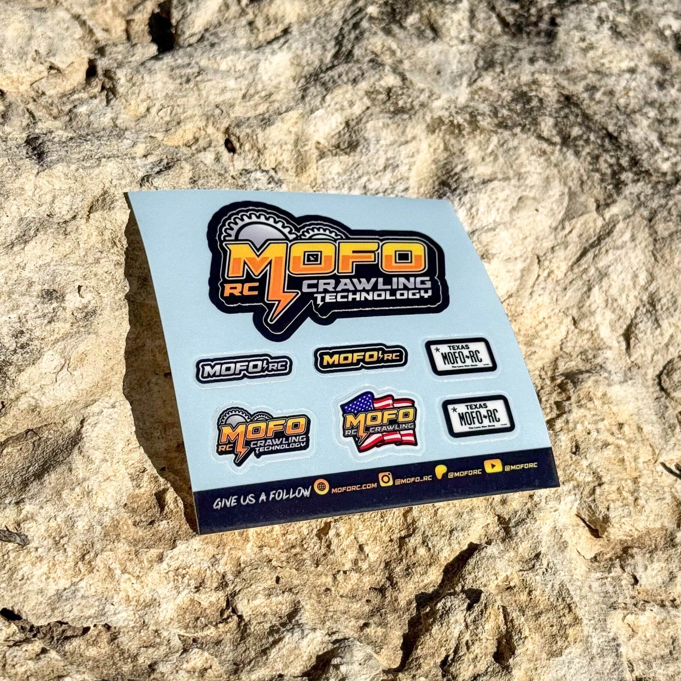 Mofo RC | Small Sticker Sheet – Mofo Rc