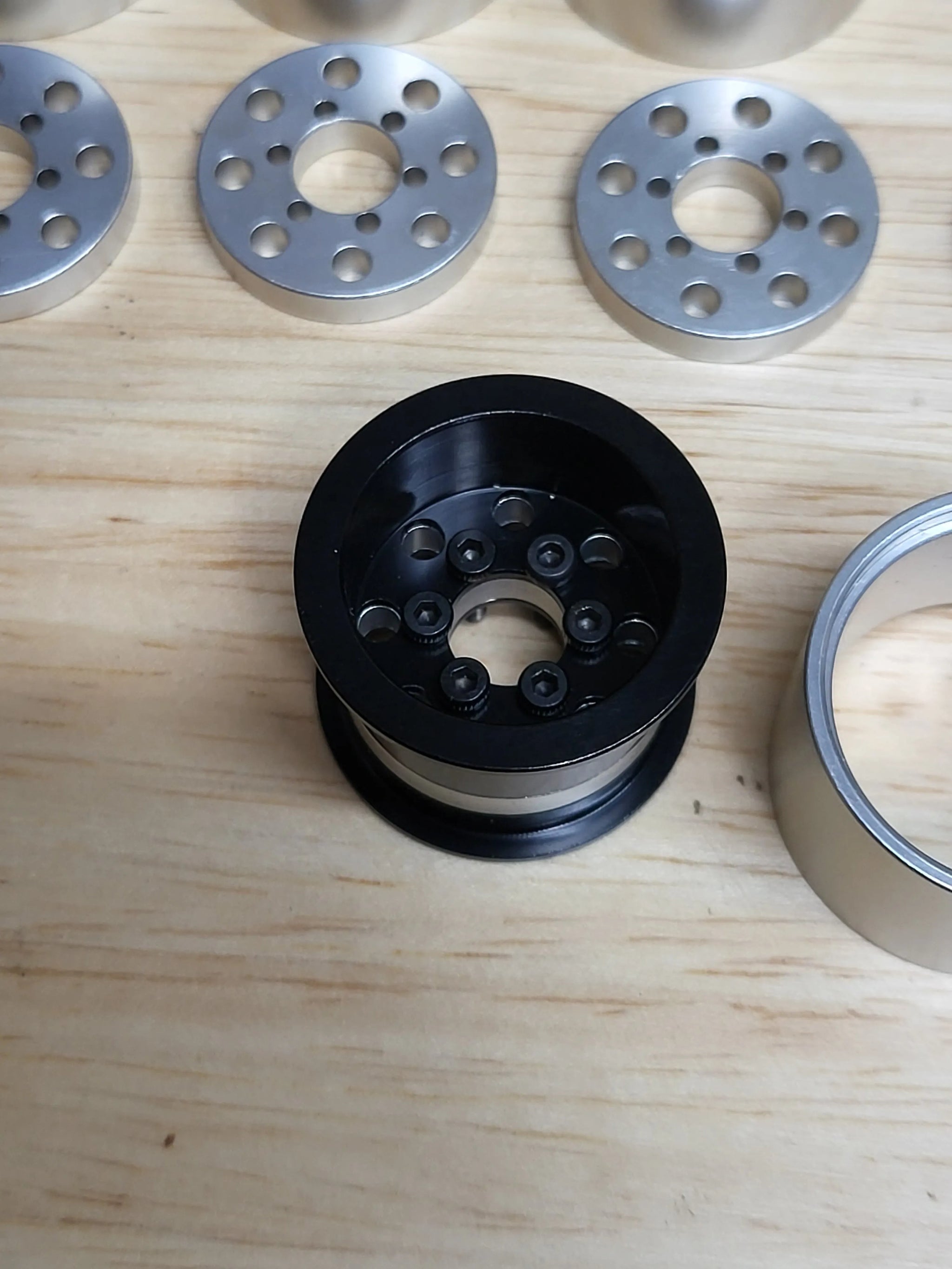 Island style wheel spacers and rings For UPW and DDP wheels, brass or ...